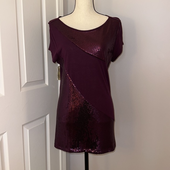 Kenar | Tops | Kenar Sparkly Cap Sleeve Top | Poshmark